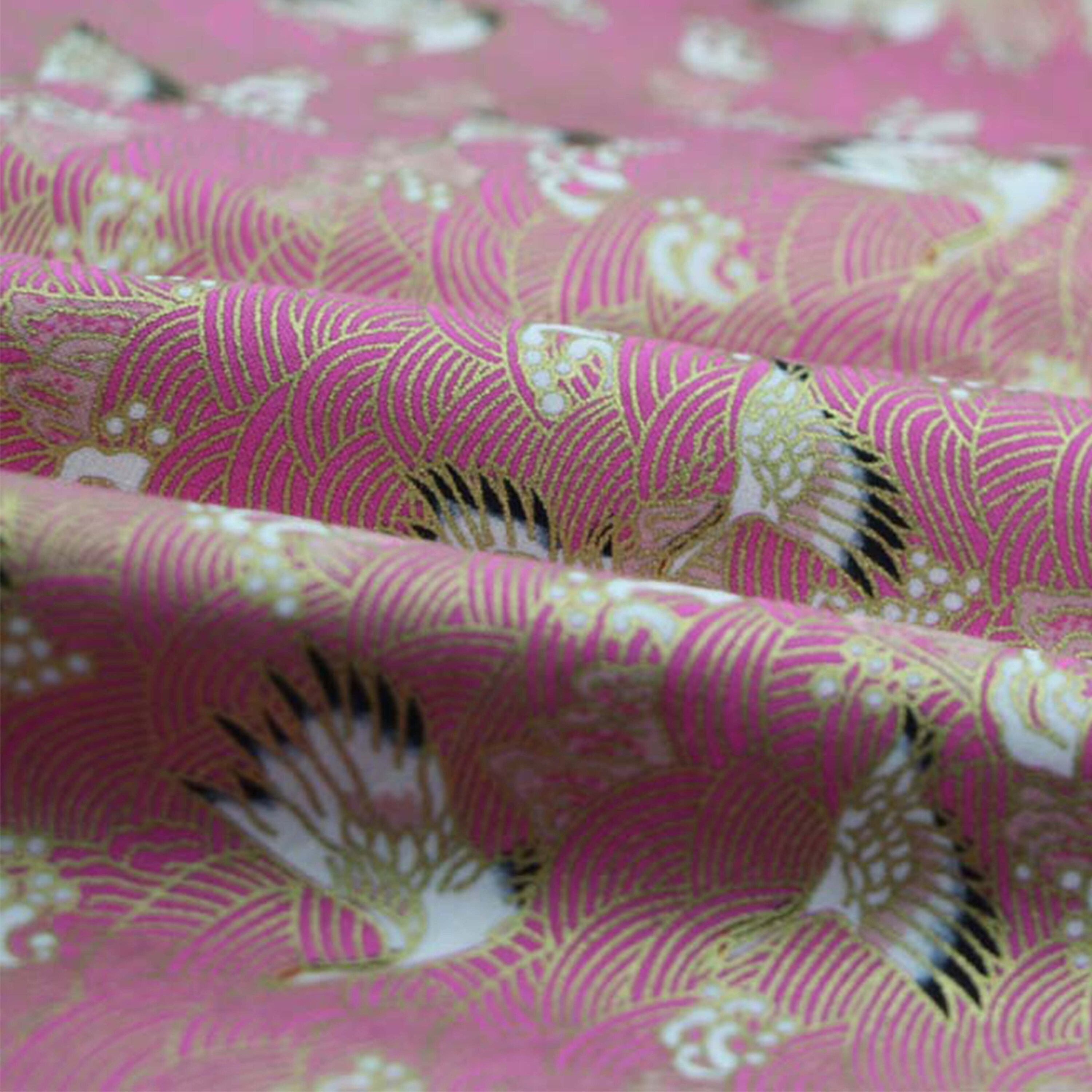 Japanese Prints Cotton Fabric Kimono Fabric Ukiyoe Prints - Etsy UK