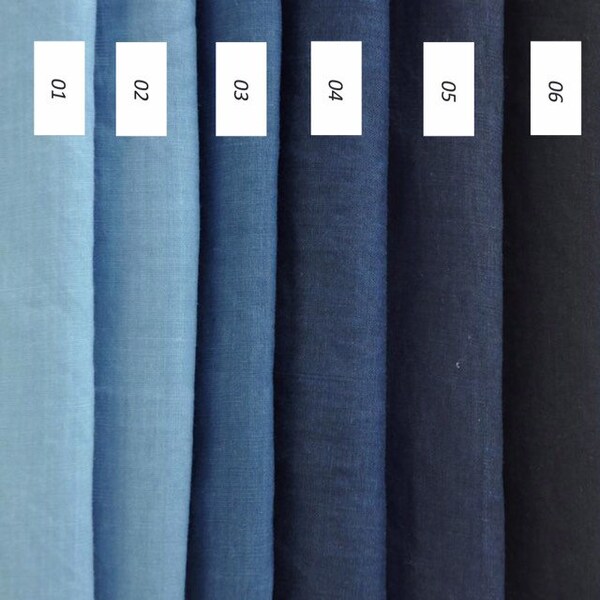 Indigo Linen - Etsy