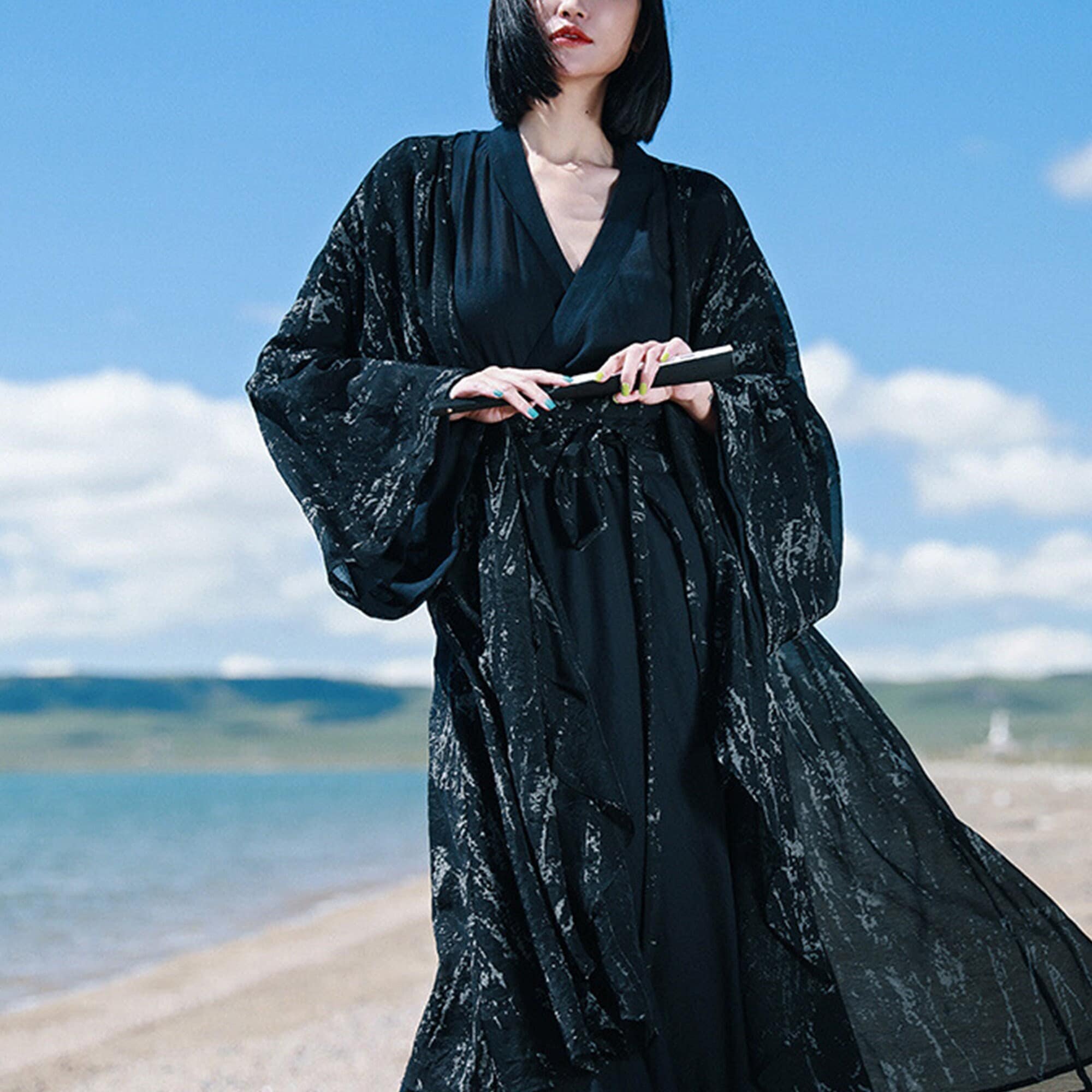 Hanfu Set Haori Kimono 3PCS Set Japanese Style Robe Chinese - Etsy