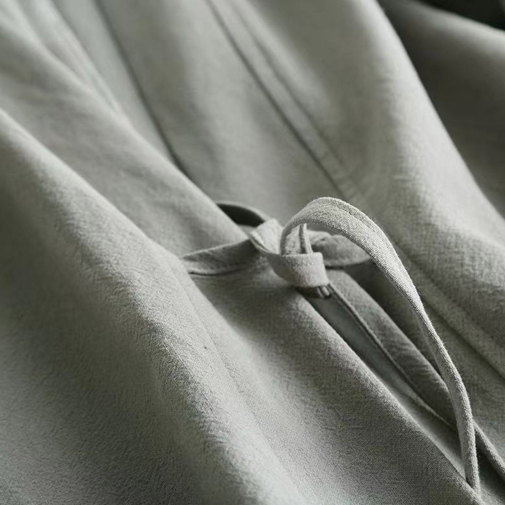 Linen Hanfu Robe Cotton Kimono Sleeves Long Robe Long Sleeve - Etsy