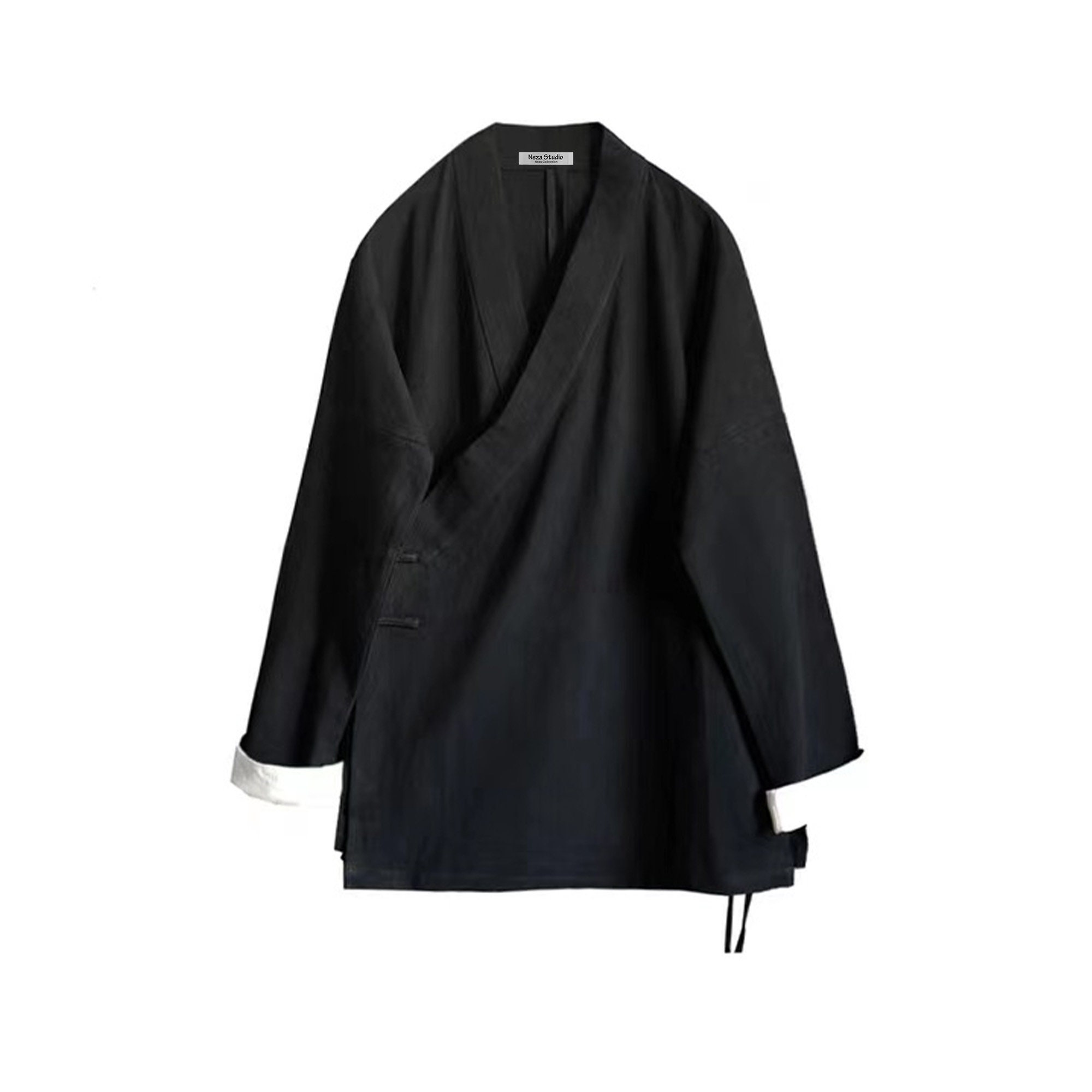 Hanfu Shirt Linen Hanfu drawstring Shirt dress Chinese Hanfu | Etsy