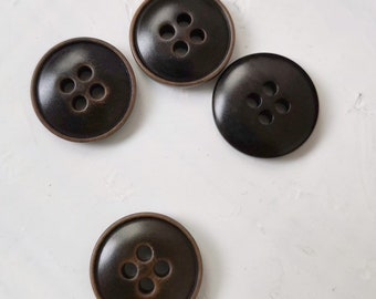 Brown Coat Buttons - Etsy