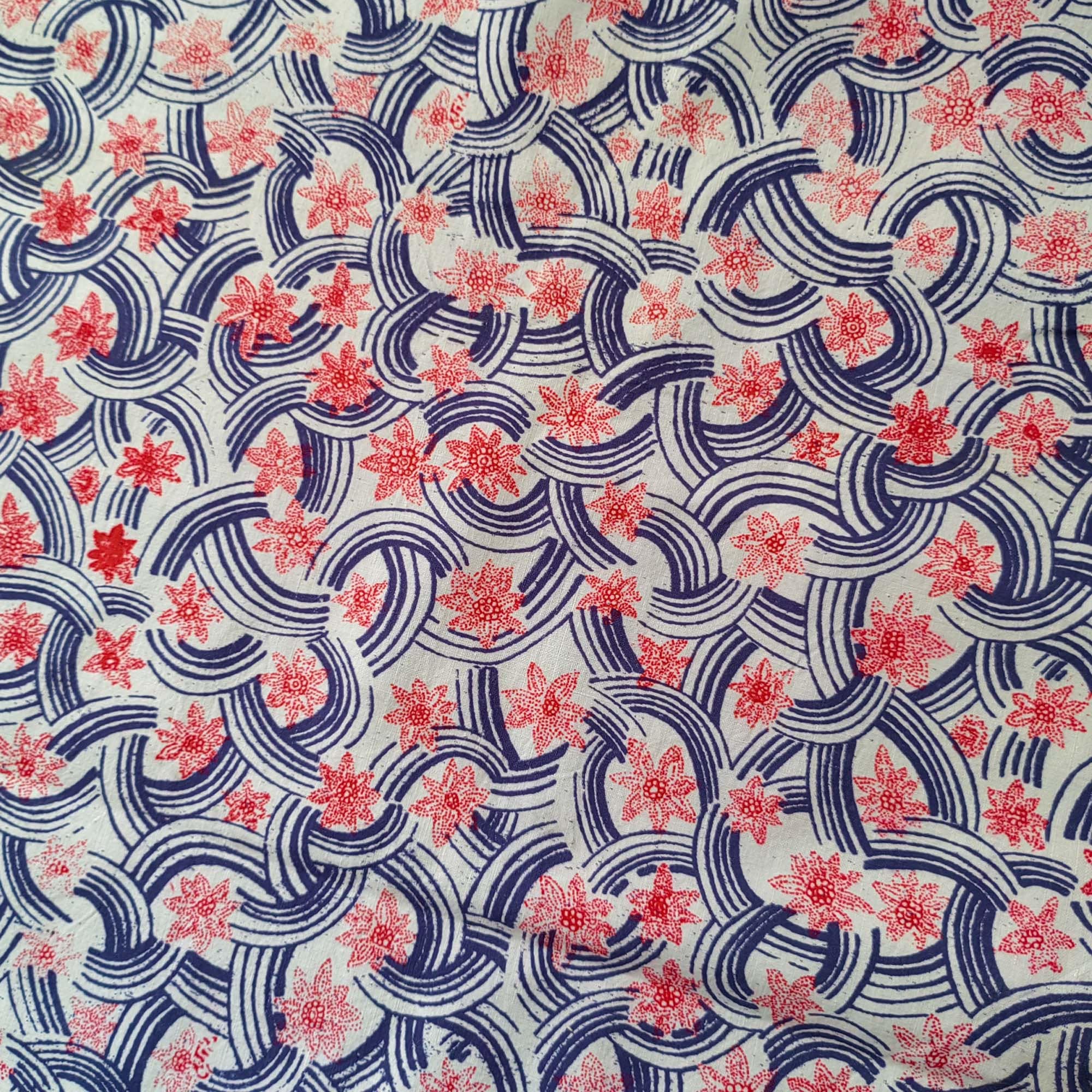 Vintage Chinese Block Print Hand Woven Fabric Block Prints VTG - Etsy