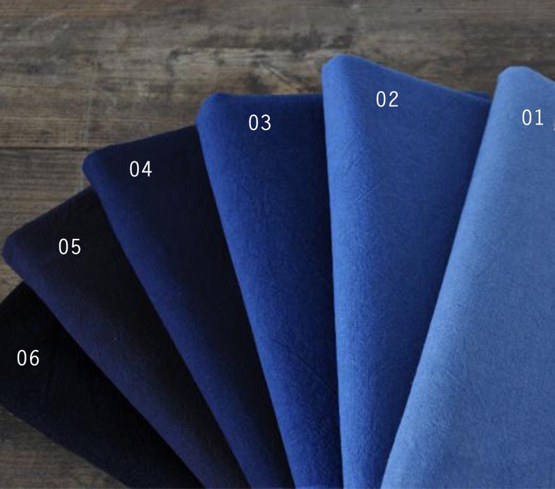 Natural Plant Dye Cotton Fabric Indigo Blue Dye Fabric for DIY | Etsy