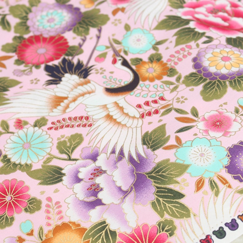 Japanese Prints Cotton Fabric Kimono Fabric Ukiyoe Prints - Etsy