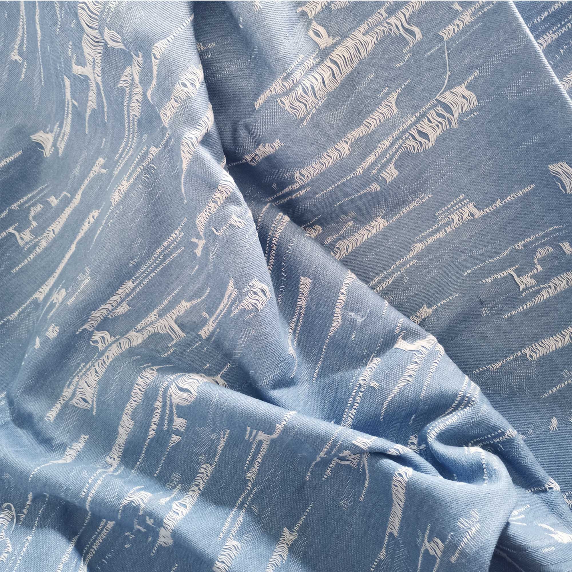 Distressed Denim Fabric