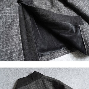 Men's Japanese Kimono Overcoat Noragi Cardigan Wool Coat,unisex ...