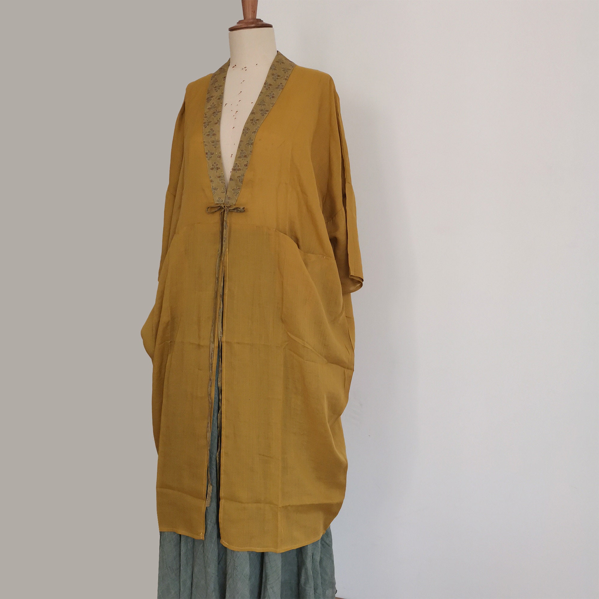 Hanfu Shirt Hanfu Long Robe Tencel Fabric Hanfu Outer Piece | Etsy