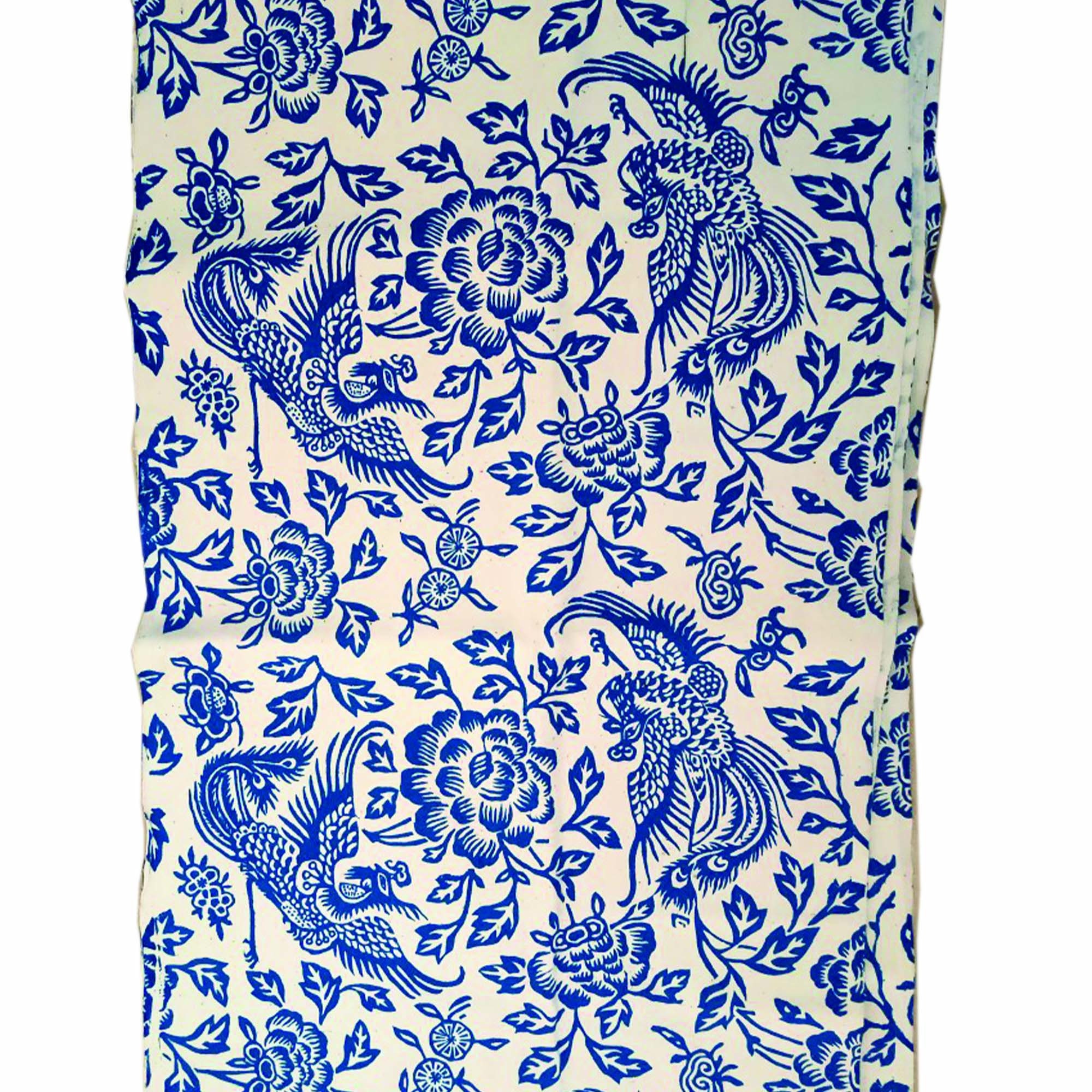 Vintage Chinese Block Print Hand Woven Fabric Block Print - Etsy