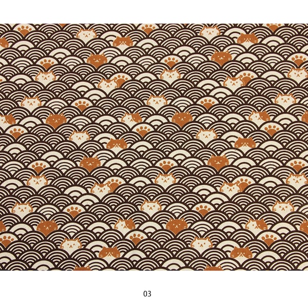 Japanese Wave Fabric - Etsy