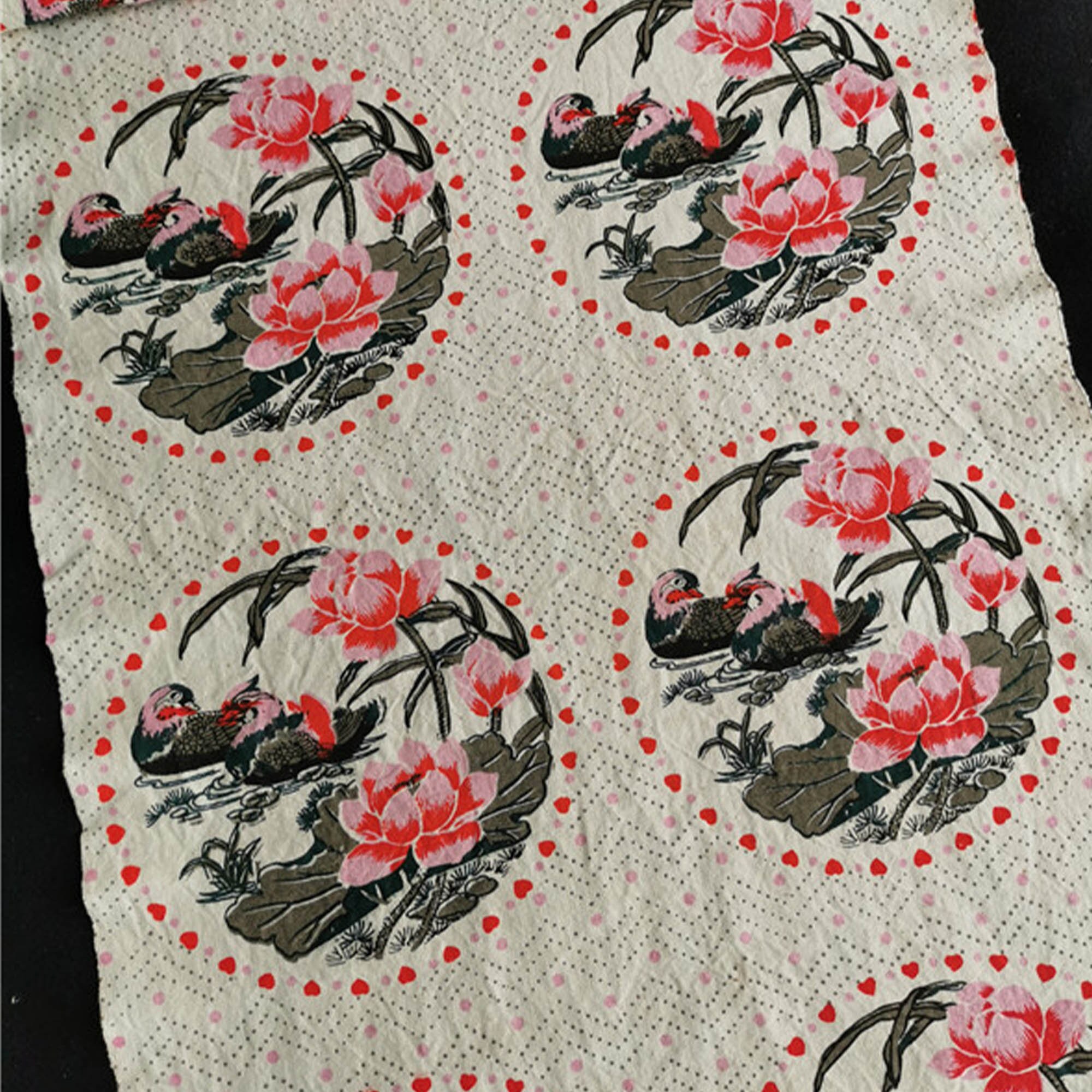 Vintage Chinese Block Print Hand Woven Fabric Block Print - Etsy