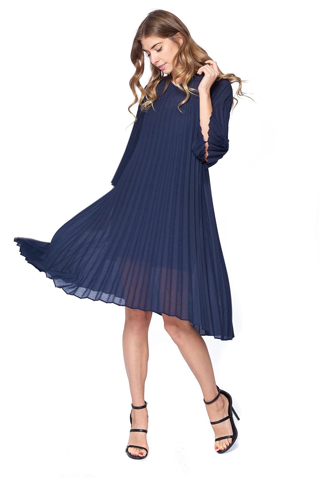 Pleats Formal Flare Dress - Etsy