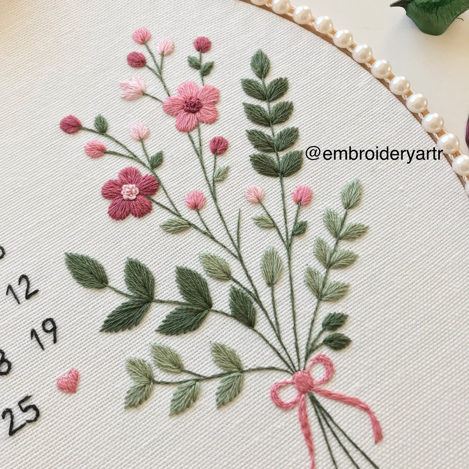 Embroidered Hoophoopartengagement Hoopcalendar Hoopwedding - Etsy