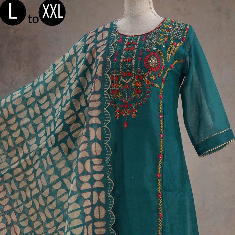 Indian Dress a Line - Etsy