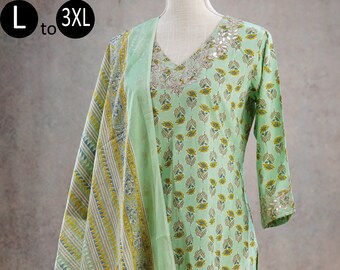 Sage Green Indian Suit - Etsy