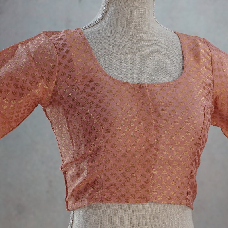 Gold Sari Blouse Open Front - Etsy