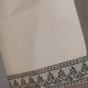 Cotton Off-white Black Thread Weaving Indian Ethnic Kurti - Etsy