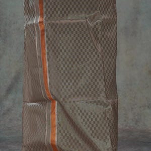 Men South Indian Embossed Semi Silk Shirt Adjustable Waist Vaeshti ...