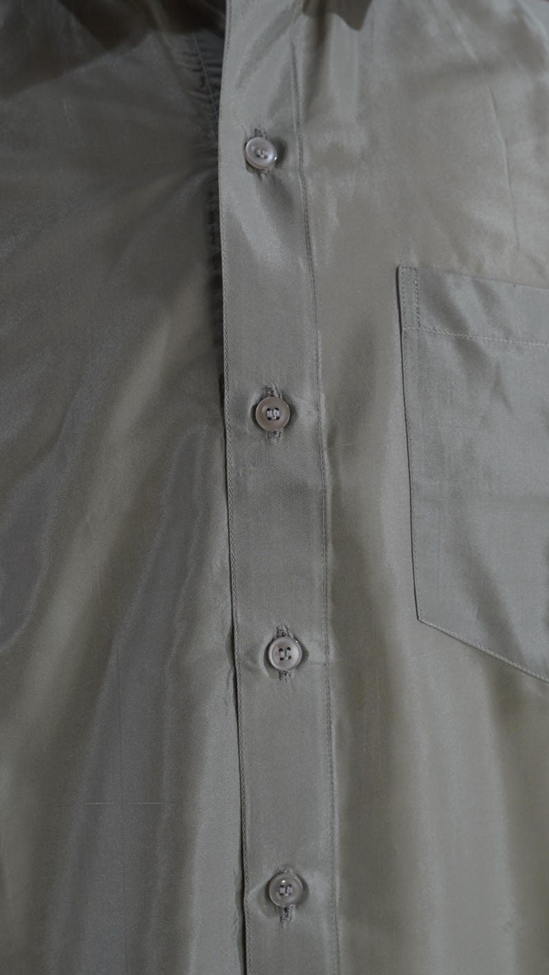 Men South Indian Semi Silk Shirt Adjustable Waist Vaeshti Ethnic ...