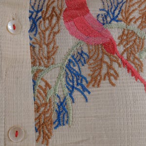 Cotton Jacquard Weaving A-line Collared Short Coords Kurta Palazzo ...