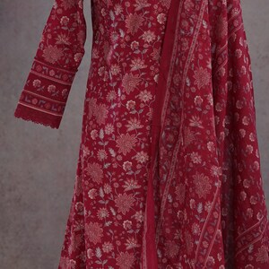 Pure Cotton Red Salwar for Women A-line Salwar Without Slit Jaipuri ...