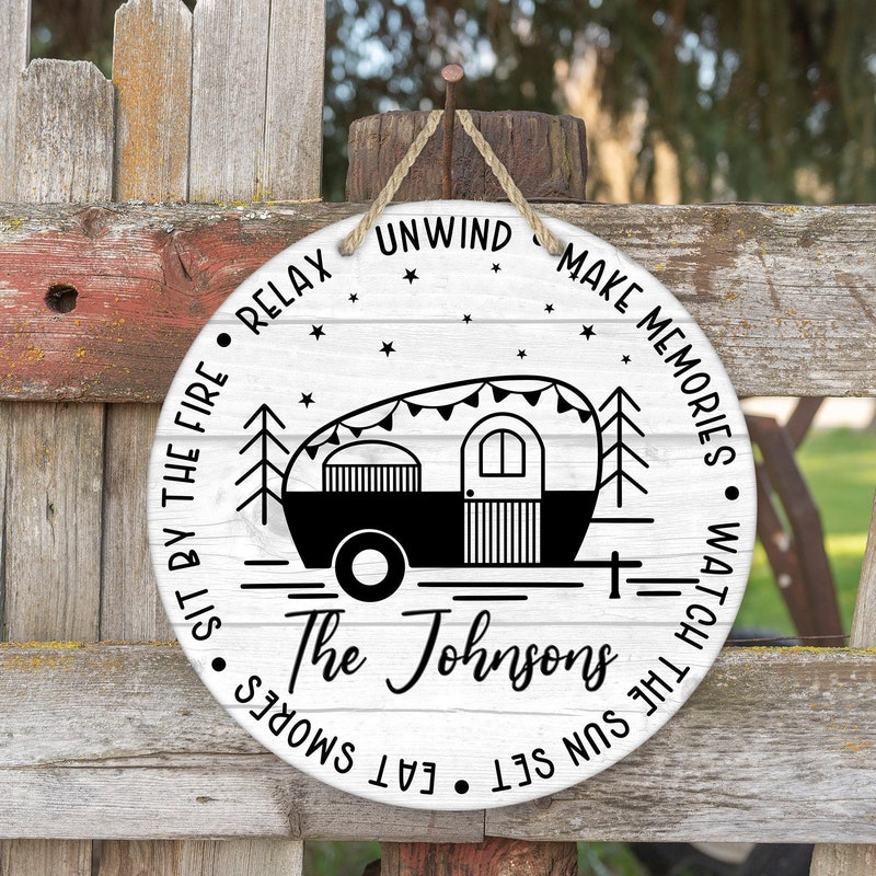 Camper Signs Personalized - Etsy