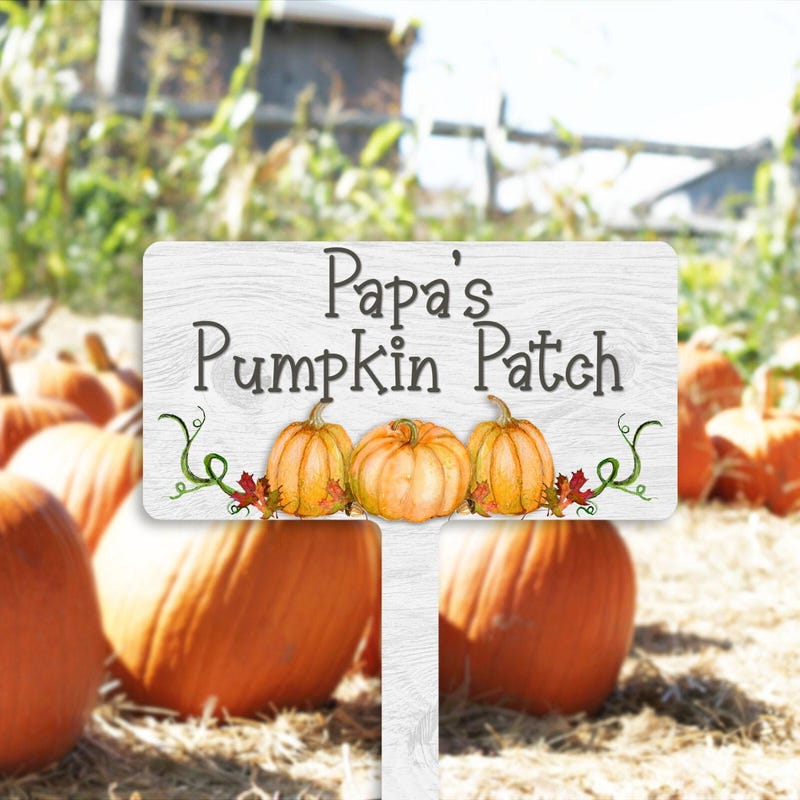 Pumpkin Patch Sign - Etsy