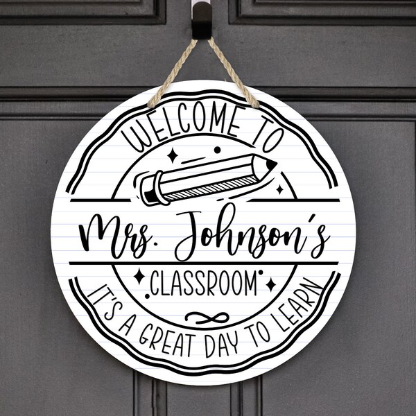 Classroom Door Sign - Etsy