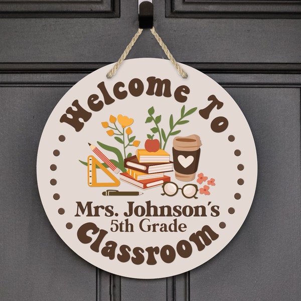 Classroom Door Sign - Etsy