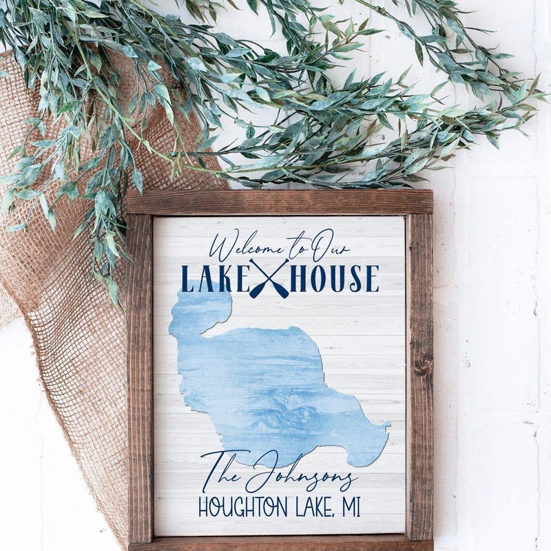 Custom Lake House Sign - Etsy