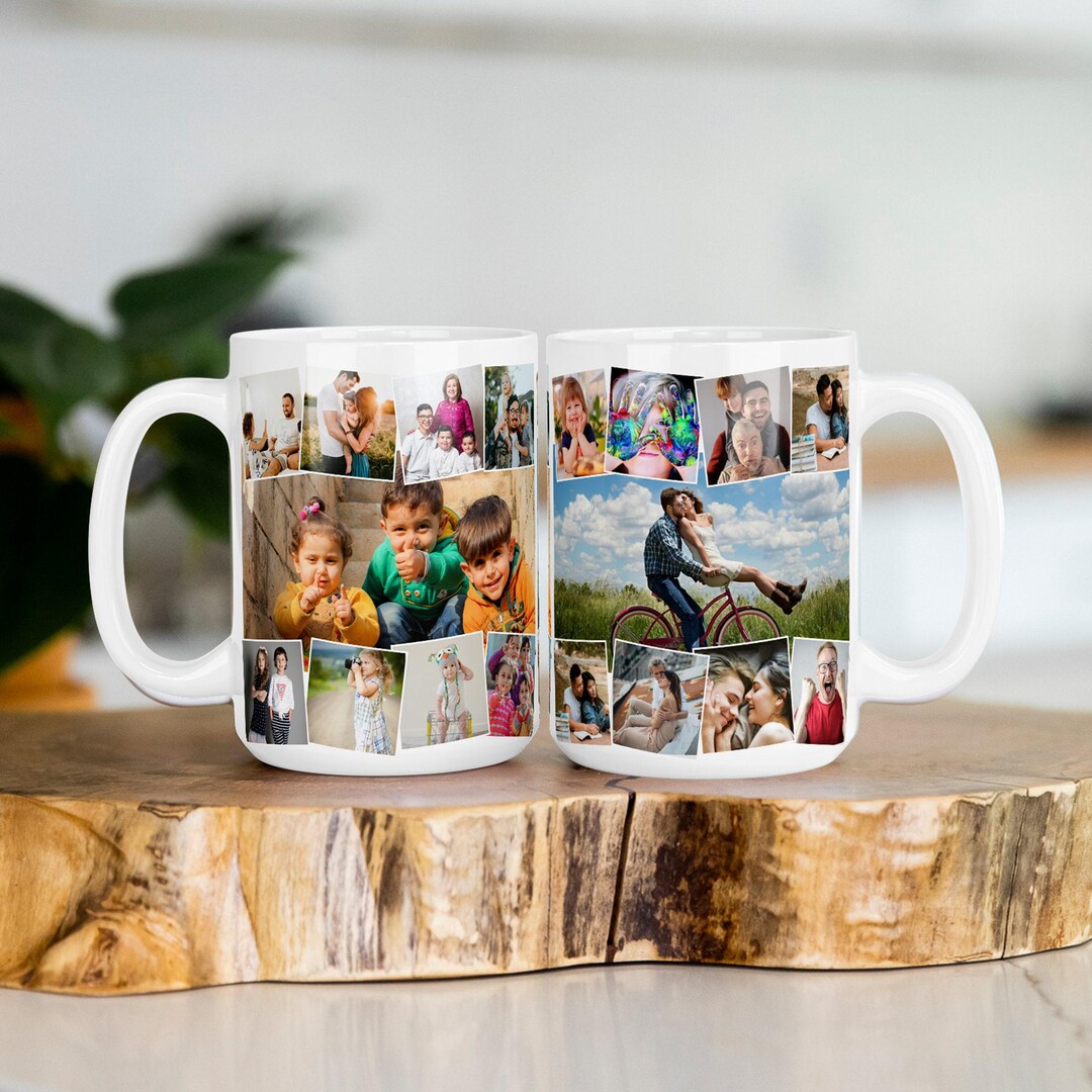 Photo Collage Mug, Custom Photo Mug, Coffee Mug With Pictures, Custom ...