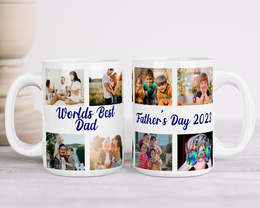Worlds Best Dad Mug With Photo, Dad Coffee Mug Gift, Fathers Day Gift ...