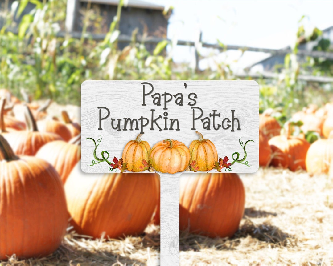 Pumpkin Patch Sign Outdoor, Pumpkin Patch Decor, Pumpkin Patch Farm ...