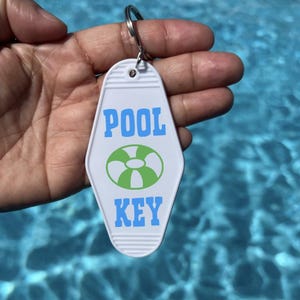 Pool Keychain / Motel Keychain / Pool Accessories / Swimming Pool ...