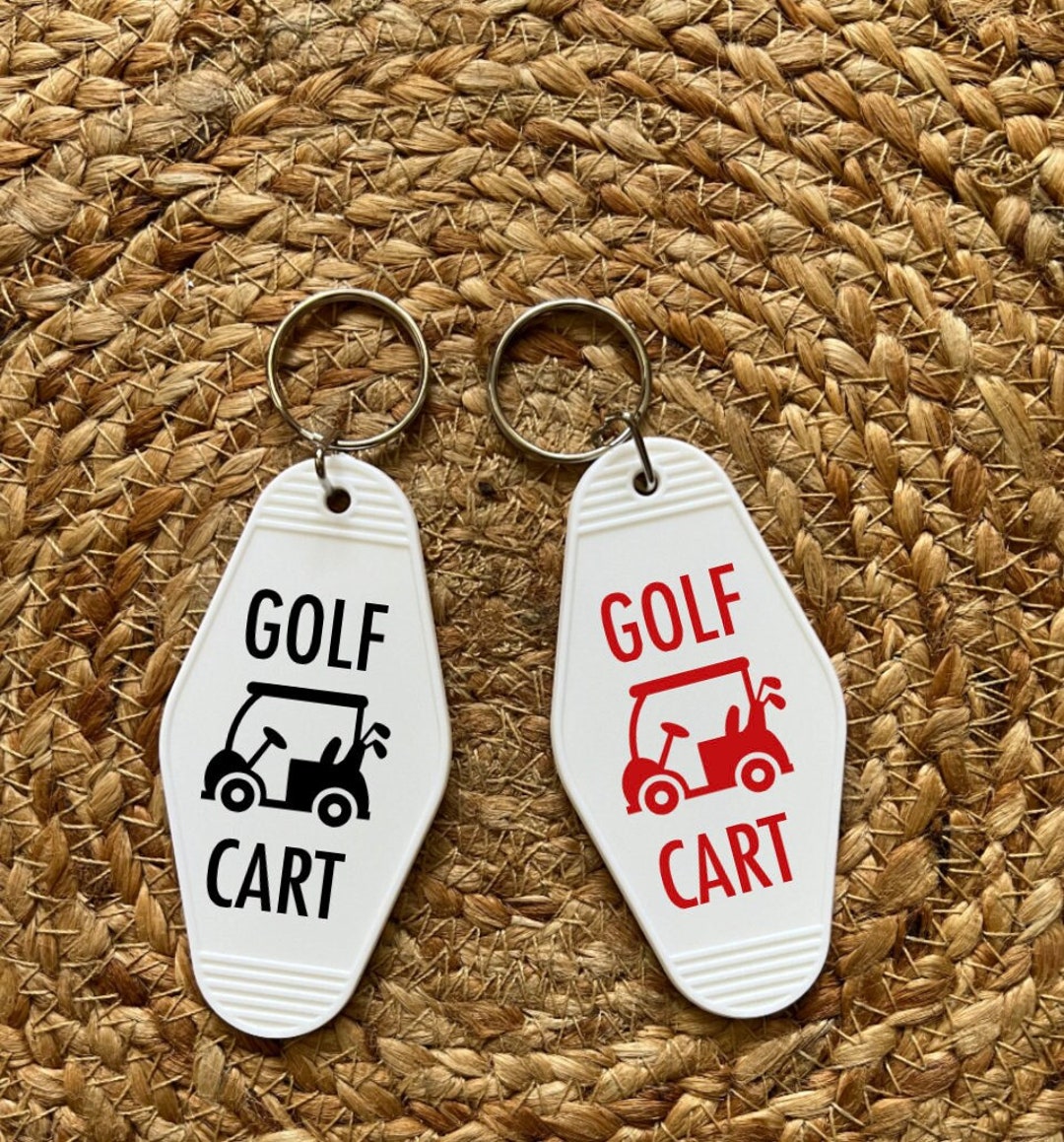 Golf Cart Keychain / Golfer's Keychain / Golfer Gift / Golfer - Etsy