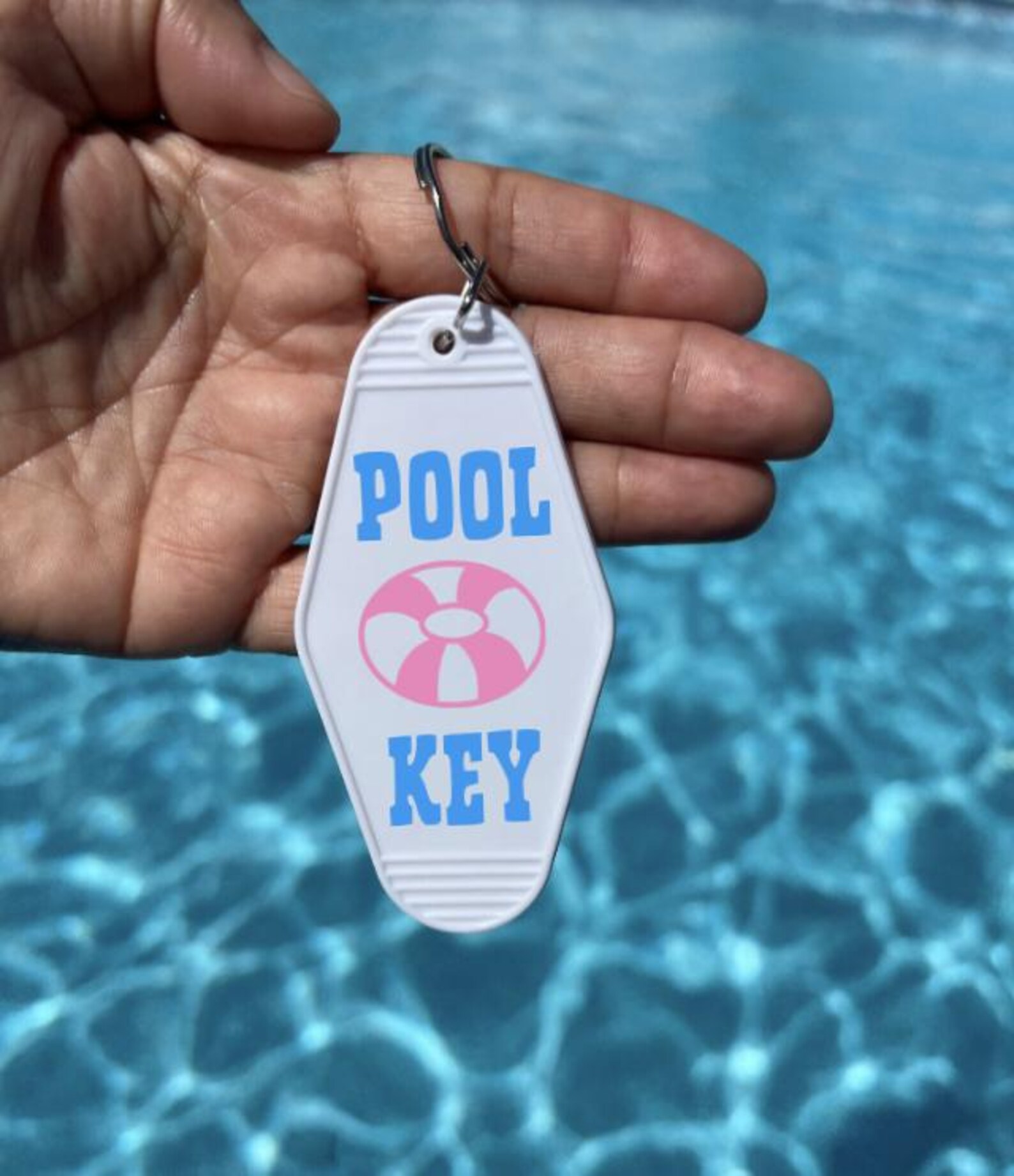 Pool Keychain / Motel Keychain / Pool Accessories / Swimming Pool ...