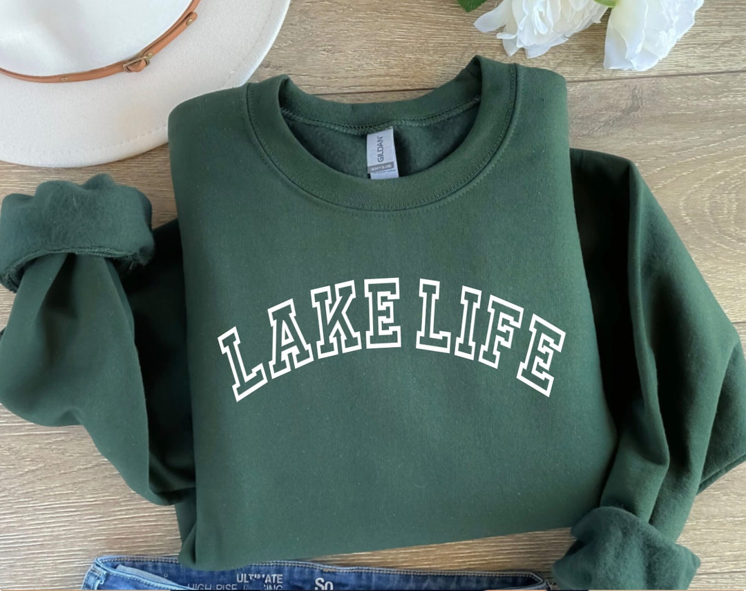 Lake Life Sweatshirt / Lake Life / Outdoor Apparel - Etsy