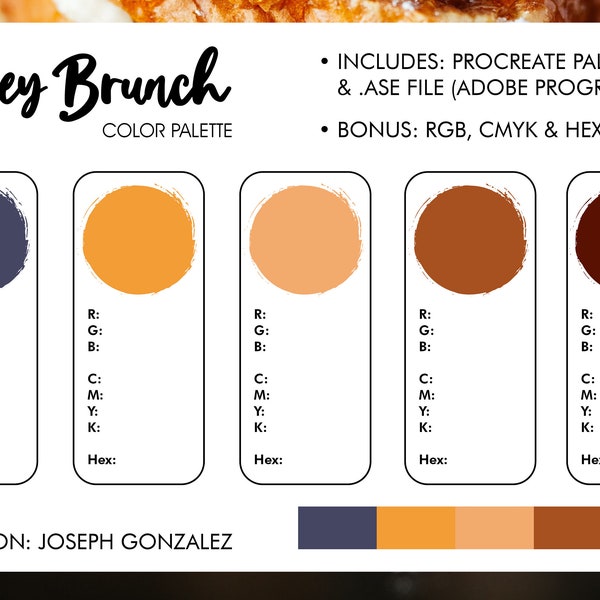 Paint Color Palette - Etsy