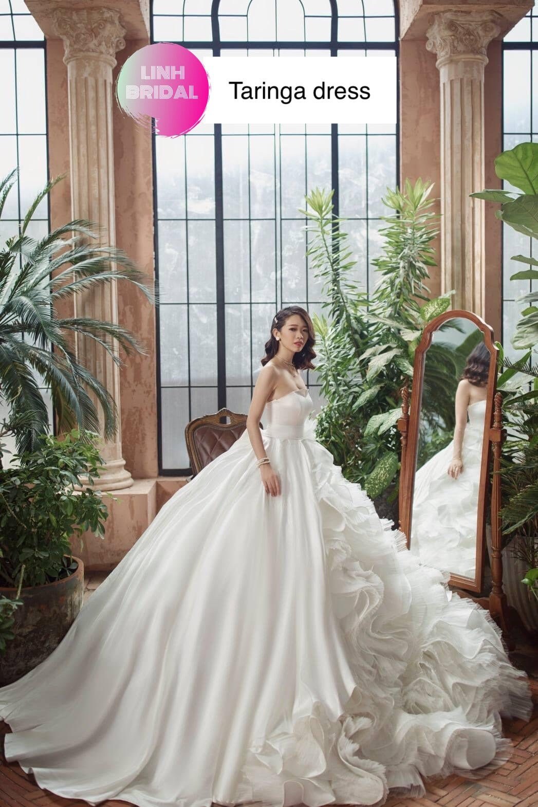 Taringa and Balina dress White ruffled skirt sleeveless | Etsy