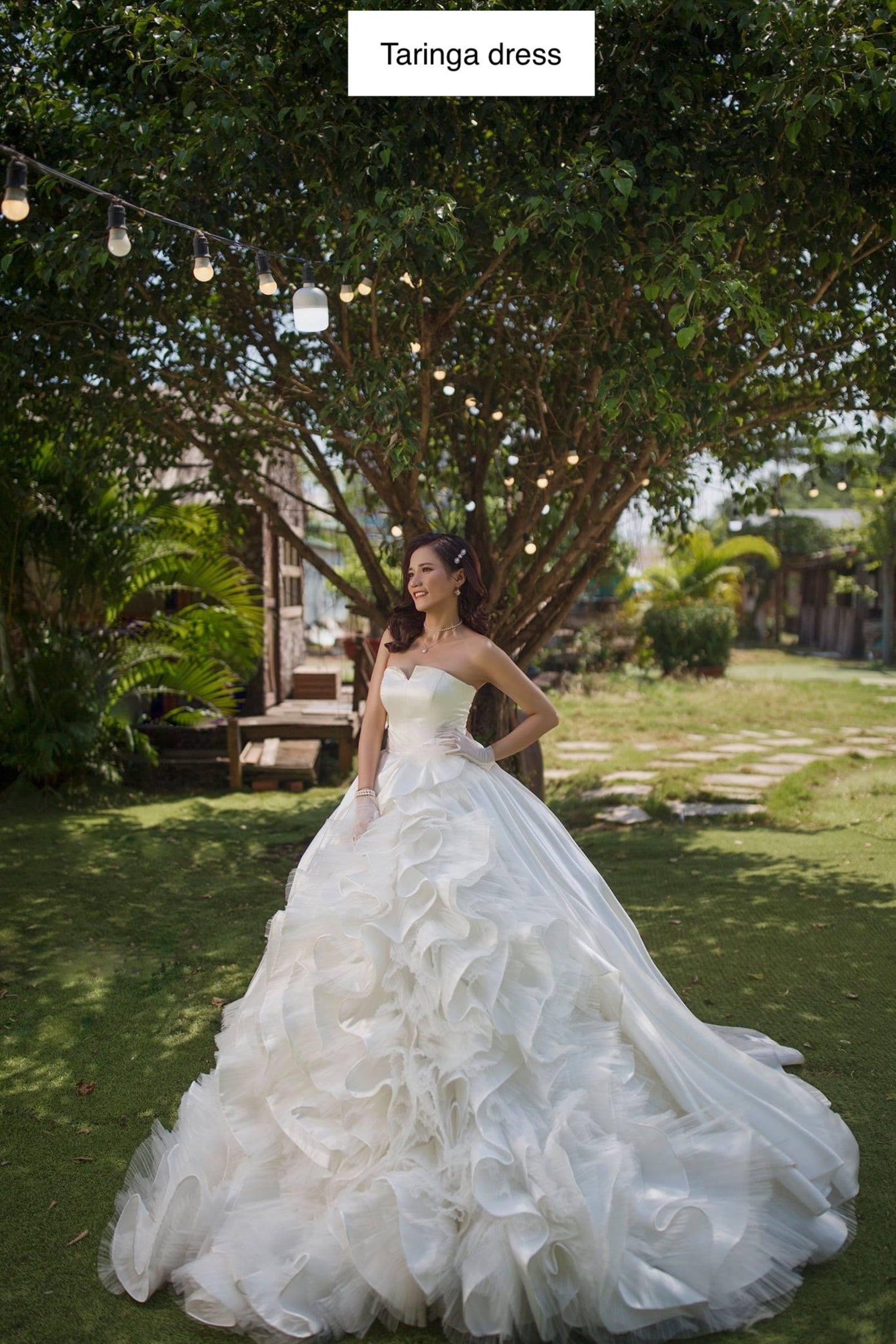 Taringa and Balina dress White ruffled skirt sleeveless | Etsy