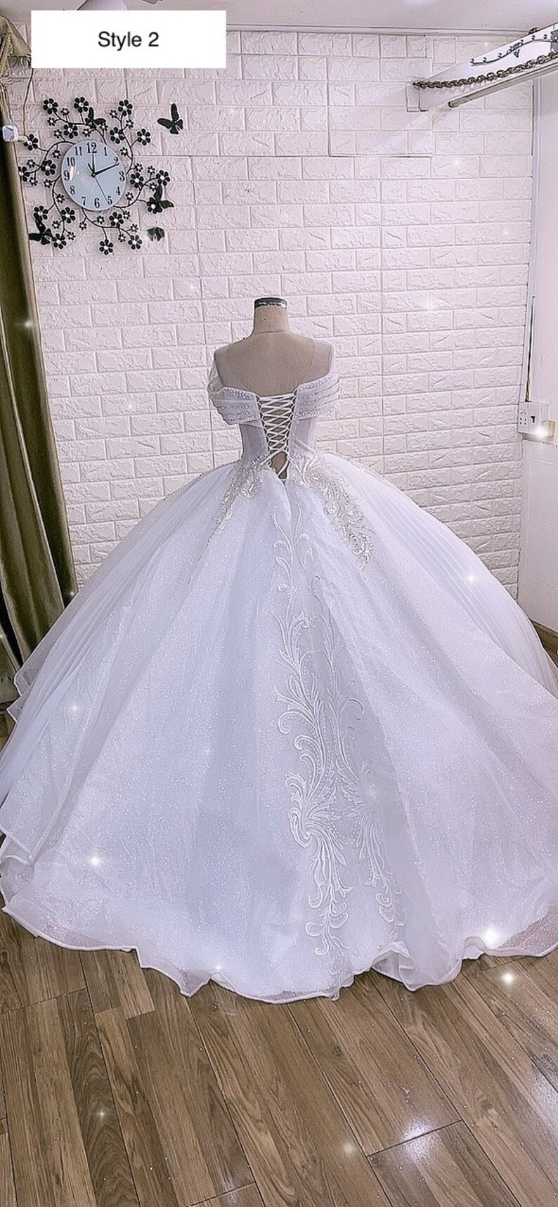 Luxurious White Queen Style Sleeves Beaded Crystals Sparkle - Etsy