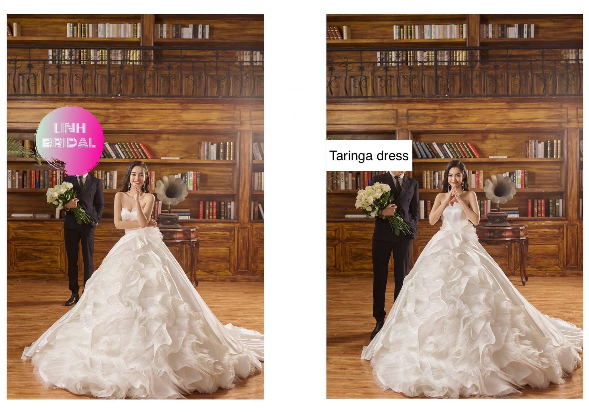 Taringa and Balina dress White ruffled skirt sleeveless | Etsy