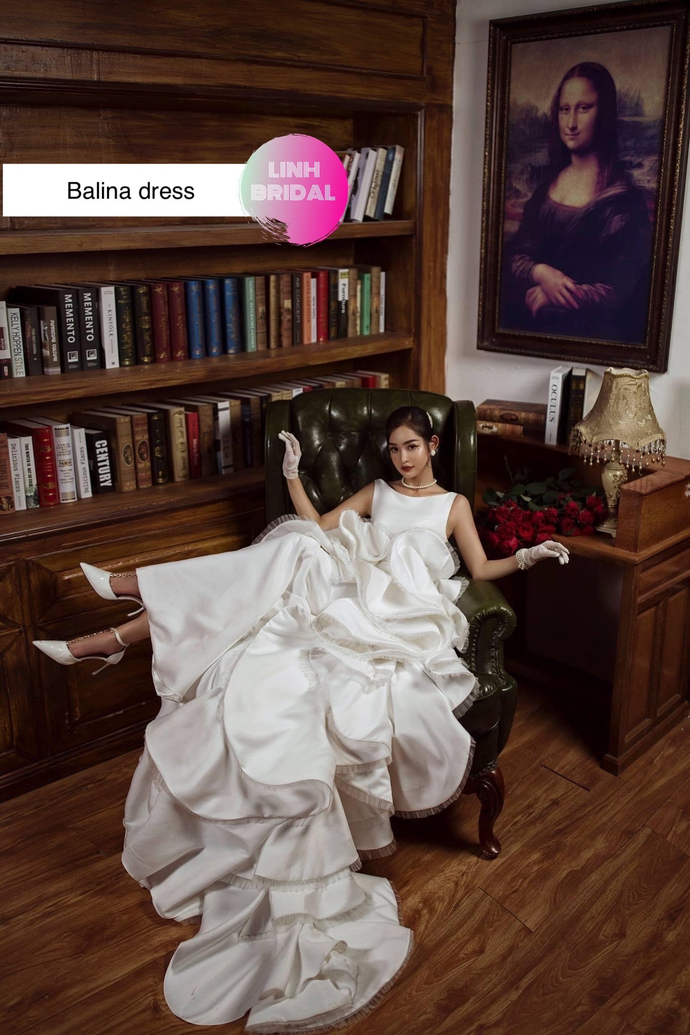 Taringa and Balina dress White ruffled skirt sleeveless | Etsy