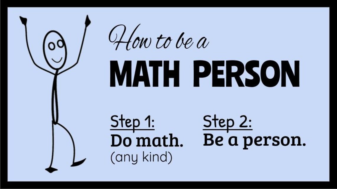 How to Be a Math Person Bulletin Board | Etsy