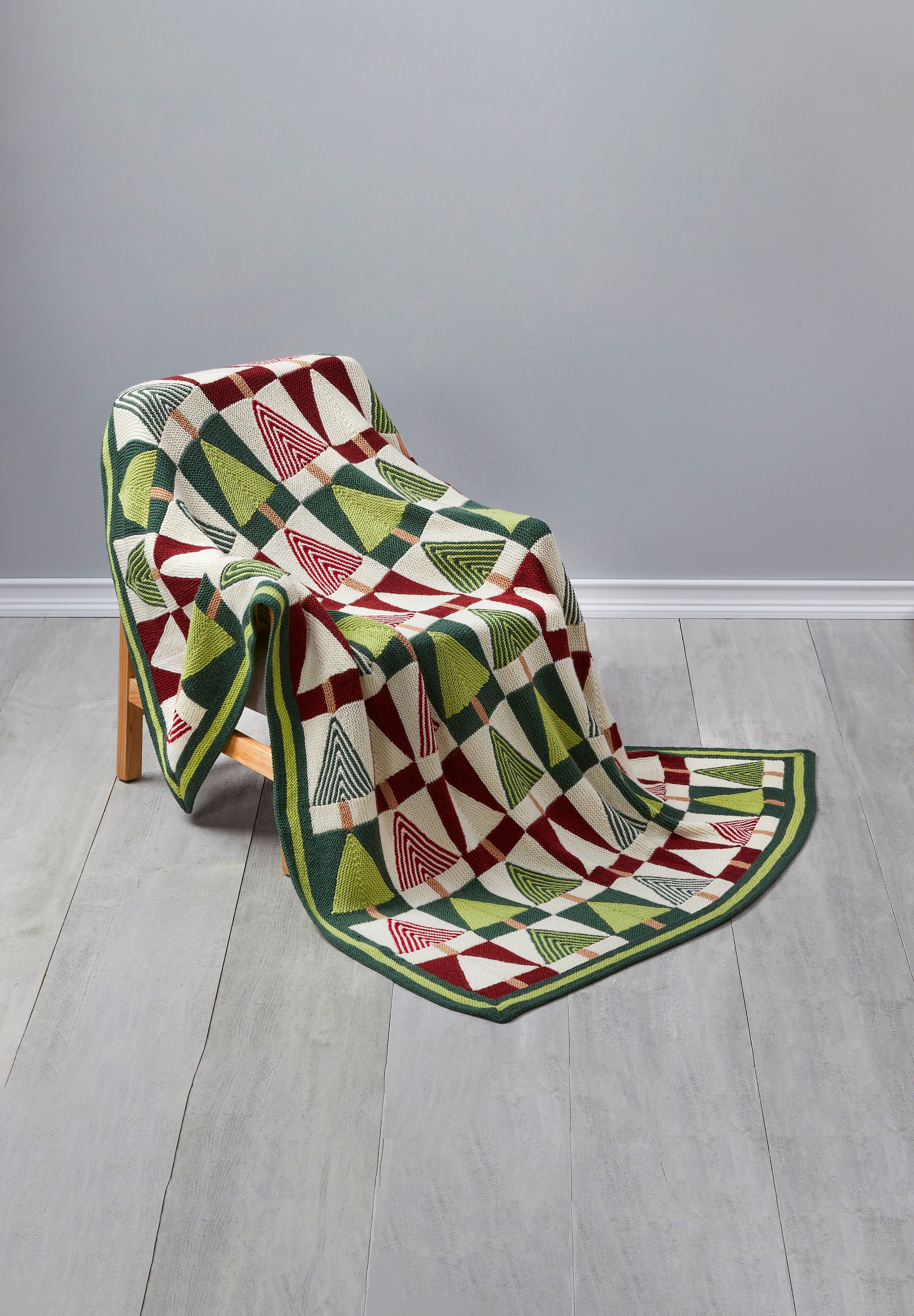 Christmas Tree Lot Blanket Knitting Pattern - Etsy