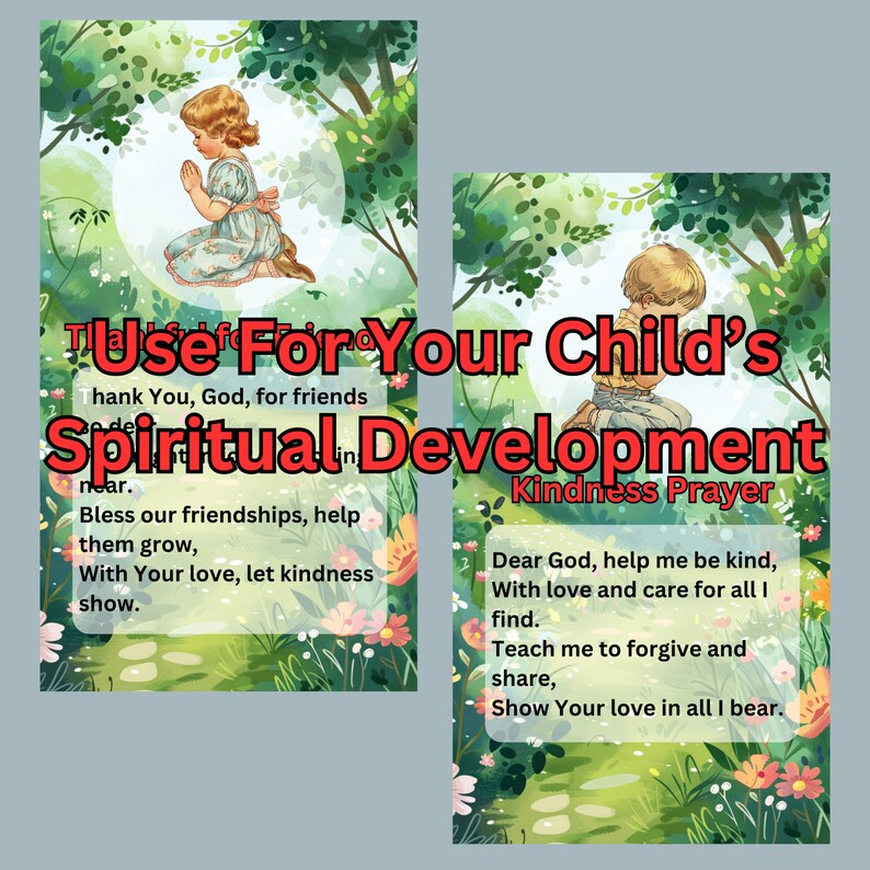 Printable Kids Prayer Cards | 24 Original Prayers for Children ...