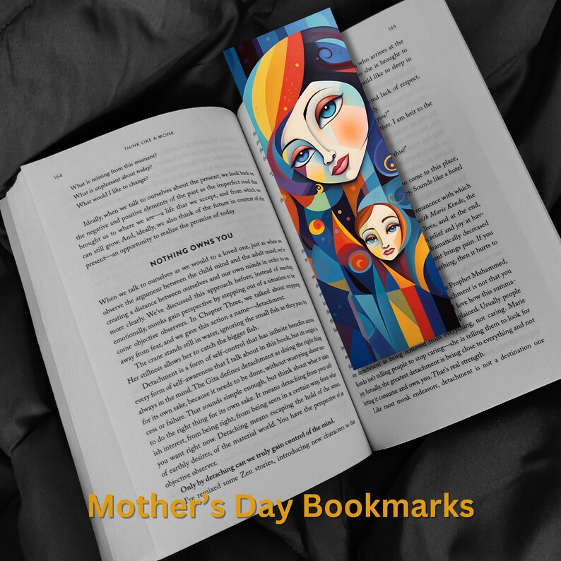 Mothers Day Bookmark Mom Bookmark Mother's Day Gift Bookmark Gift for ...