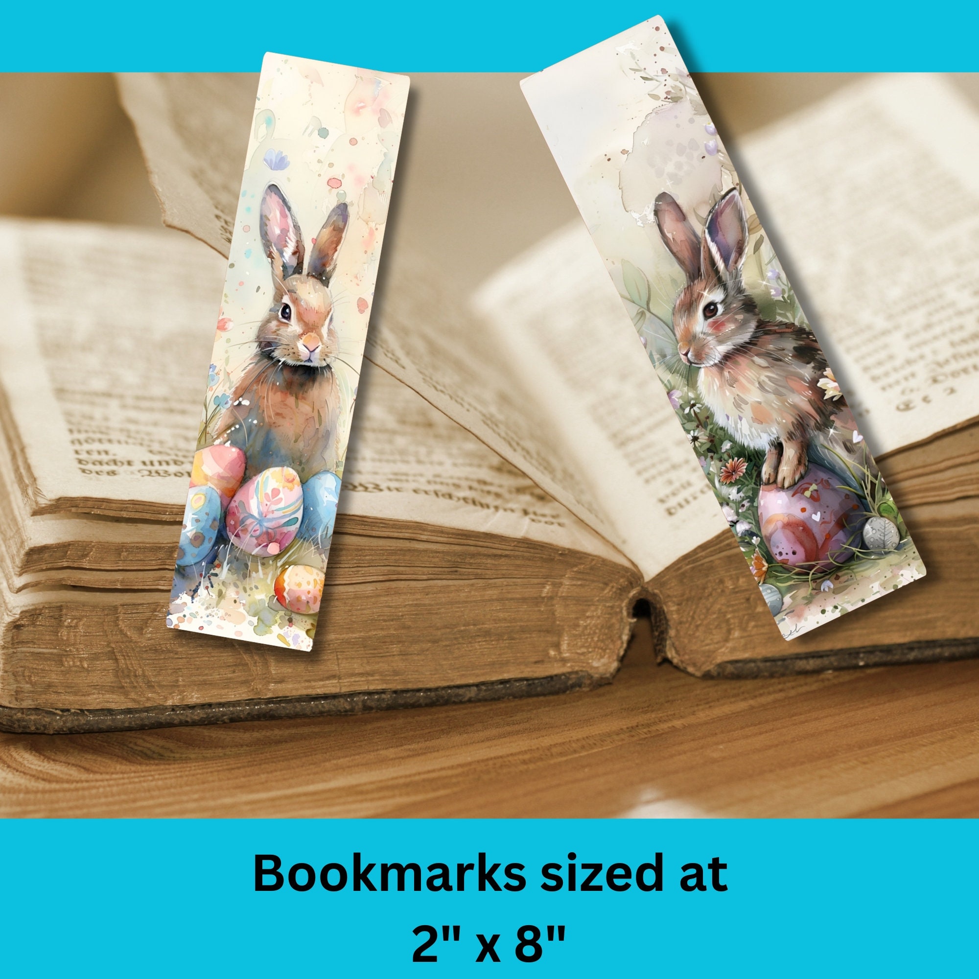 Easter Bookmarks Easter Bunny Bookmark Bunny Bookmark Rabbit Bookmark ...