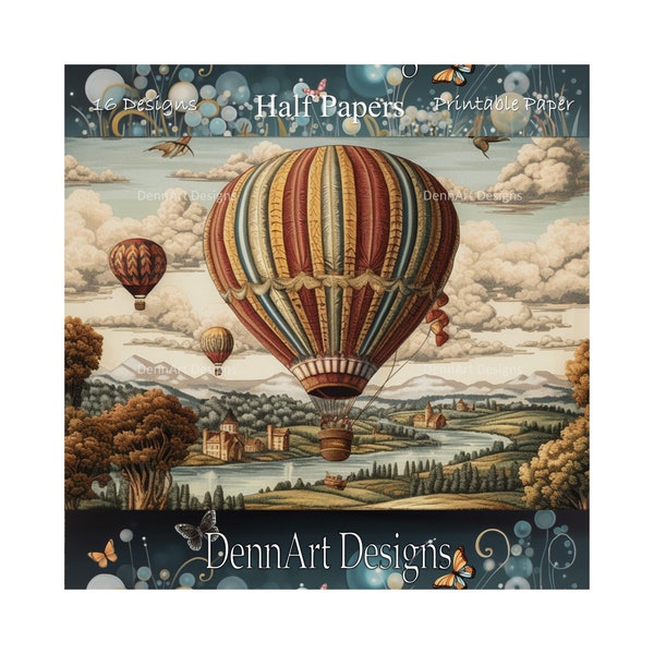 Printable Party Kit Air Balloon - Etsy