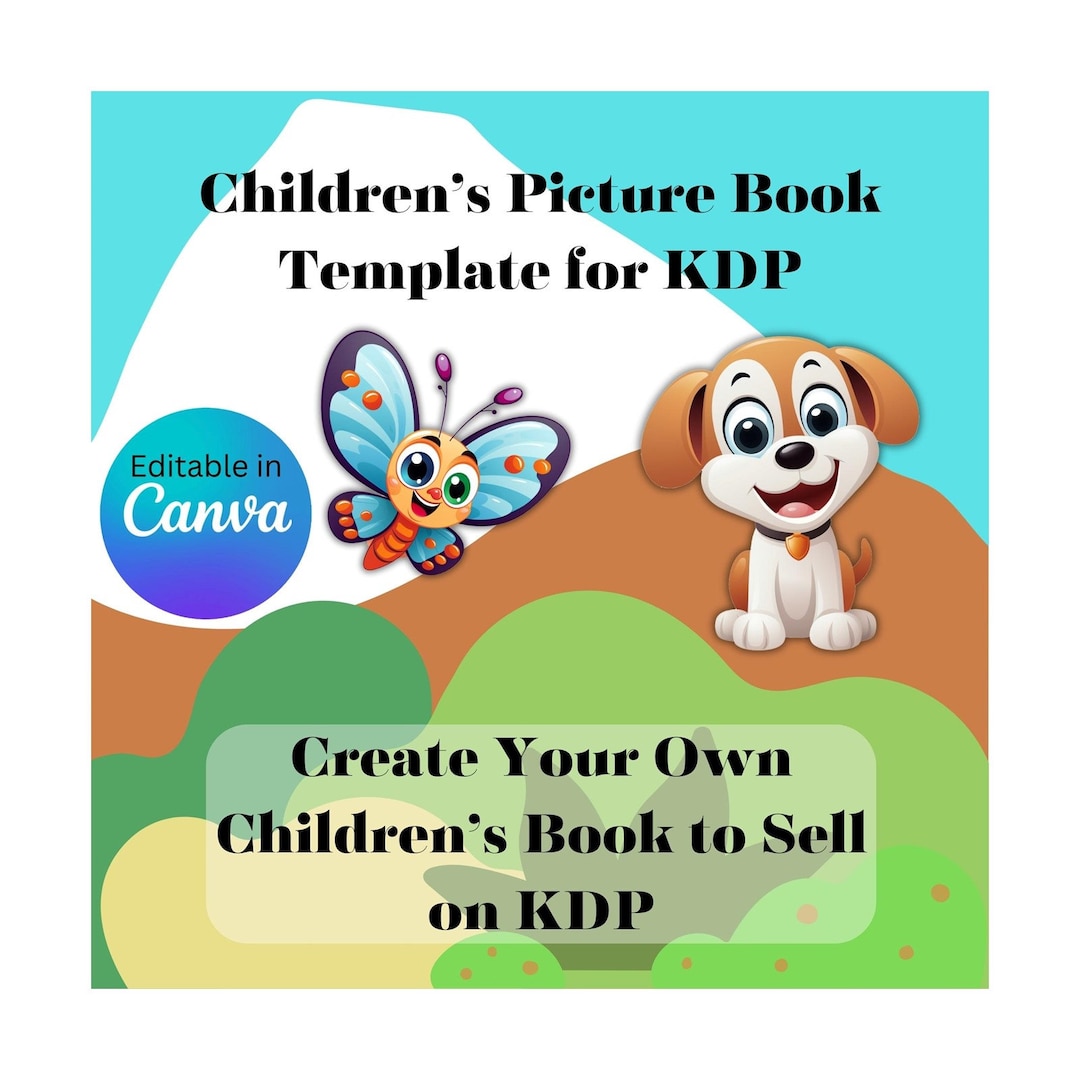 Children Book Template Children Picture Book Template KDP Template Kid ...